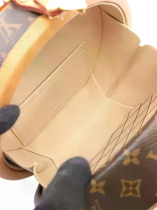 LOUIS VUITTON 2018 Monogram Petite Boite Chapeau Satchel