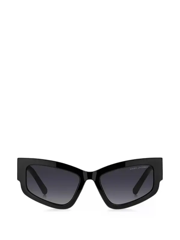 Marc Jacobs Logo-detail Geometric-frame Sunglasses