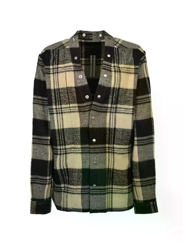Rick Owens Larry Fogpocket V-neck Shirt - Neutrals