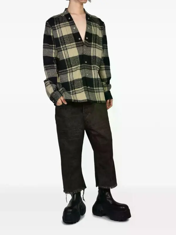 Rick Owens Larry Fogpocket V-neck Shirt