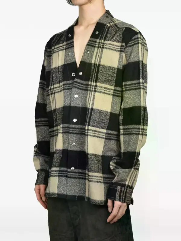 Rick Owens Larry Fogpocket V-neck Shirt