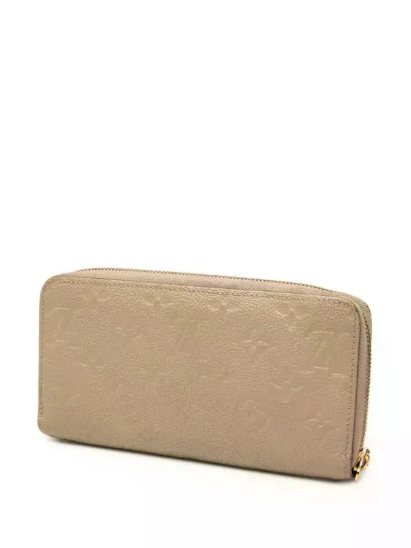 LOUIS VUITTON 2019 Monogram Empreinte Zippy Wallet Long Wallets