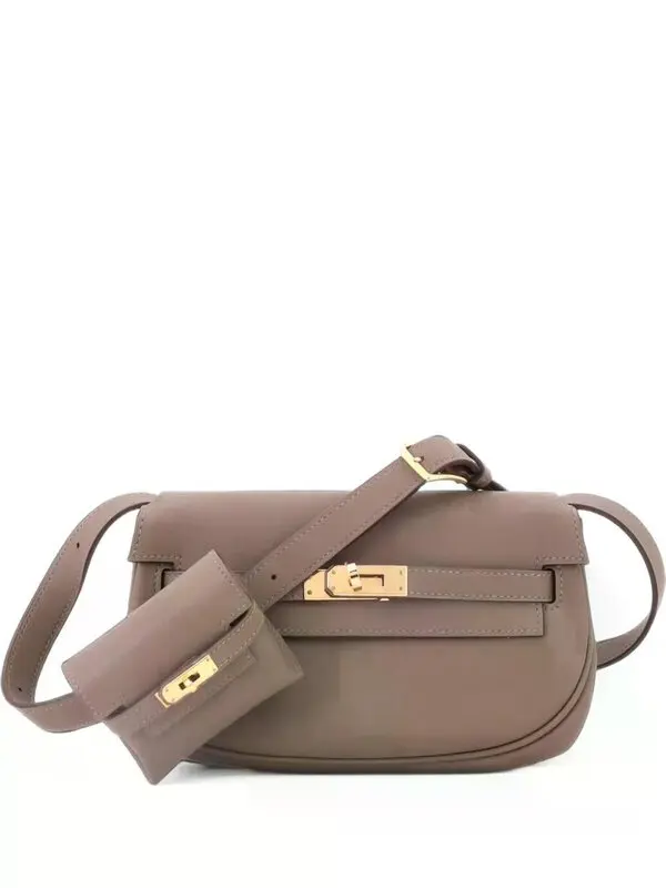 Hermès Kelly Moove Bag Swift Crossbody Bag - Grey