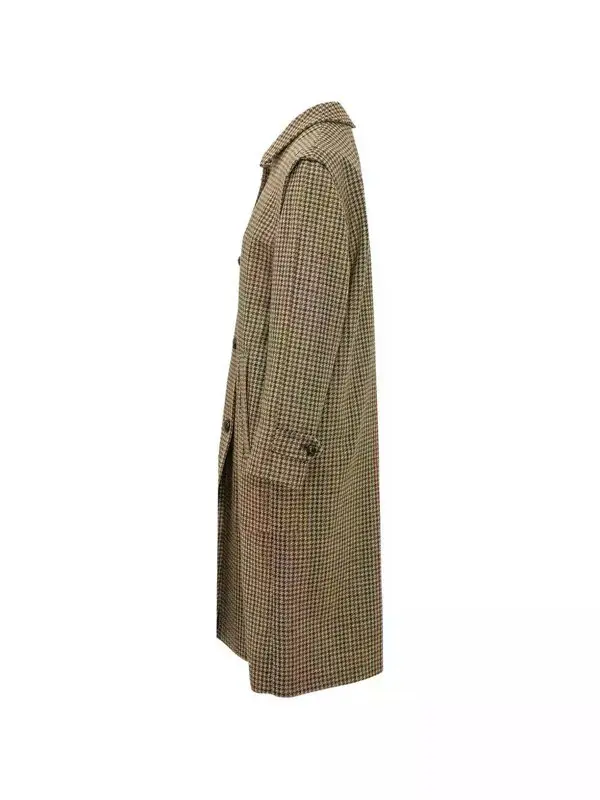 SCHNEIDERS Lena Houndstooth Coat - Brown