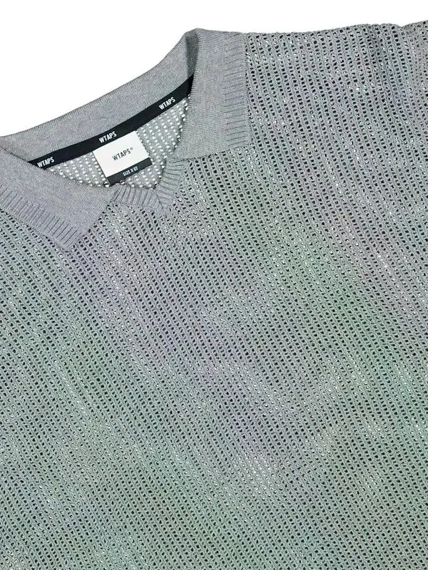 WTAPS Mesh-knit Polo T-shirt