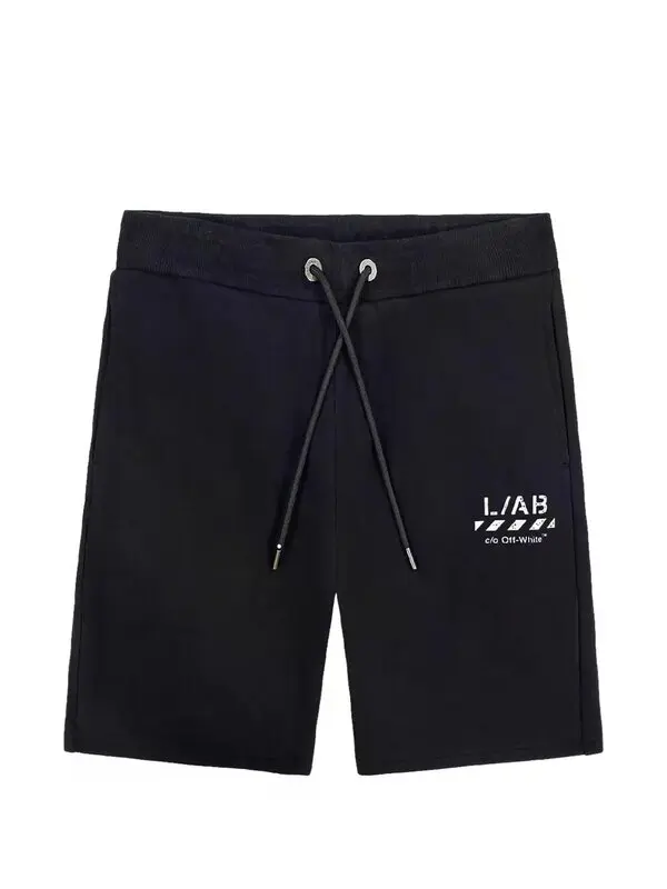 L/AB C/O OFF-WHITE Diag-print Shorts