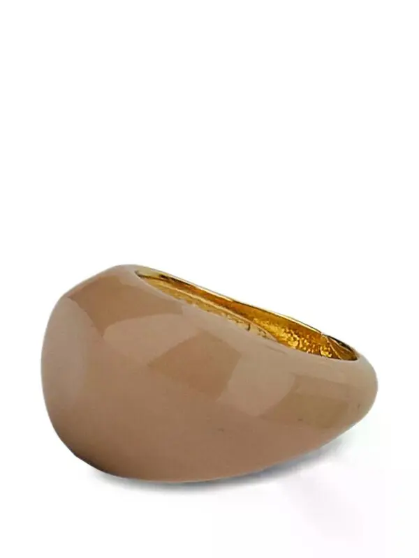 MOI MÊME MILANO Enamel-finish Chevalier Ring