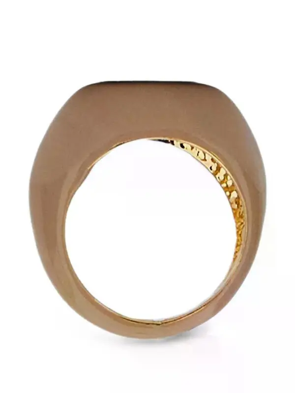 MOI MÊME MILANO Enamel-finish Chevalier Ring