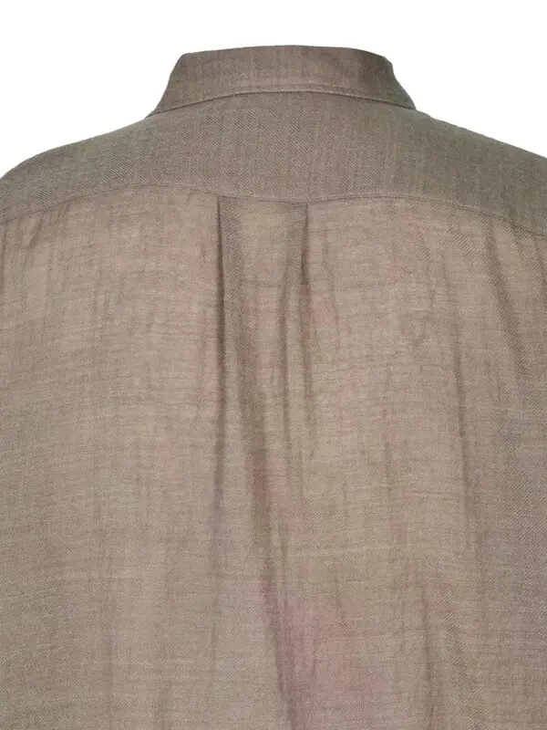 CEDARWOOD Chest-pocket Straight-hem Shirt