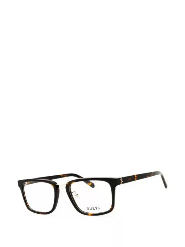 Guess Tortoiseshell-effect Rectangle-frame Glasses