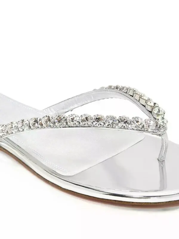 Amina Muaddi Gigi Crystal-embellished Sandals
