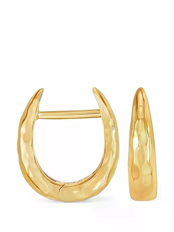 DOWER & HALL Small Nomad Horseshoe Hoop Earrings - Gold