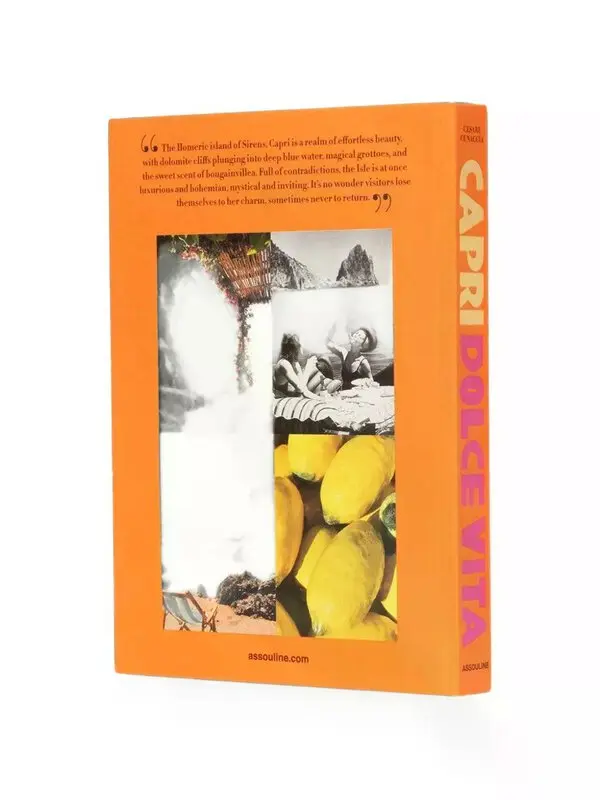 Assouline Capri Dolce Vita Book - Orange