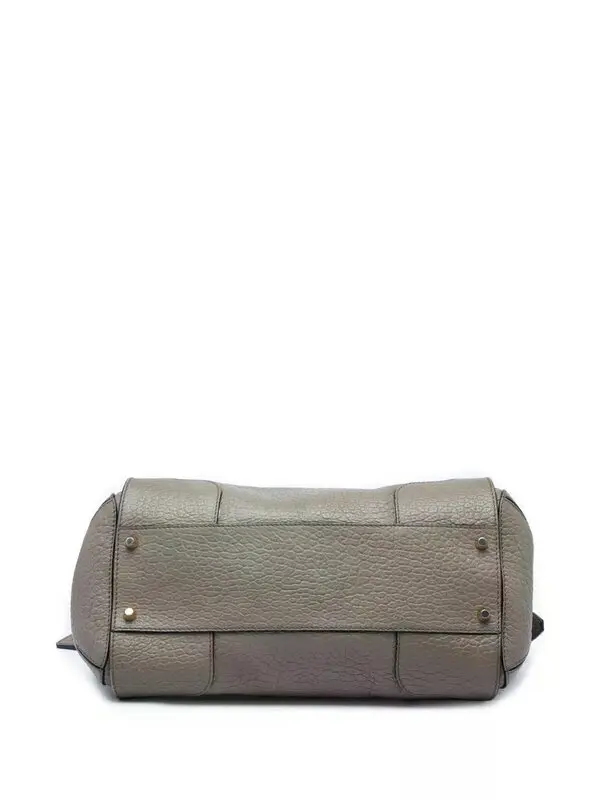 Burberry 2000-2017 Small Grained Leather Heritage Gladstone Satchel