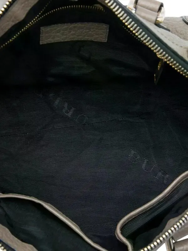 Burberry 2000-2017 Small Grained Leather Heritage Gladstone Satchel