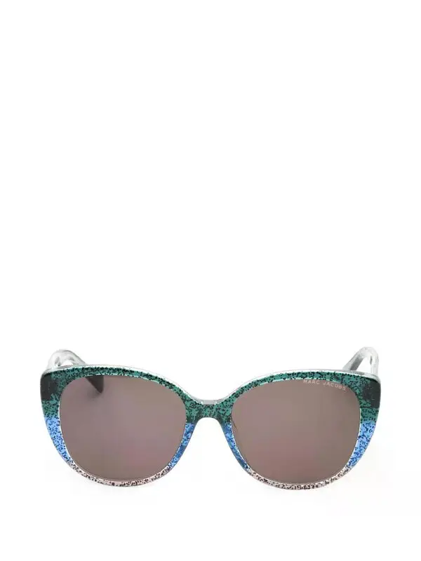 Marc Jacobs Glitter-effect Cat-eye Sunglasses - Green