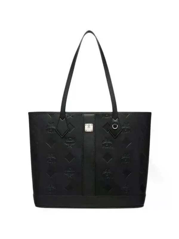 Mcm Medium New Liz Shopper Logo-embossed Tote Bag