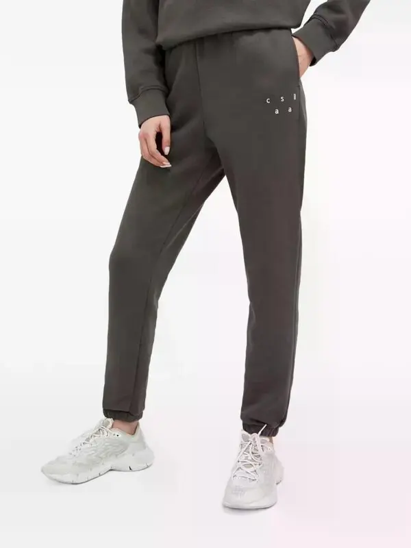 CASALL Logo-embroidered Track Pants - Grey
