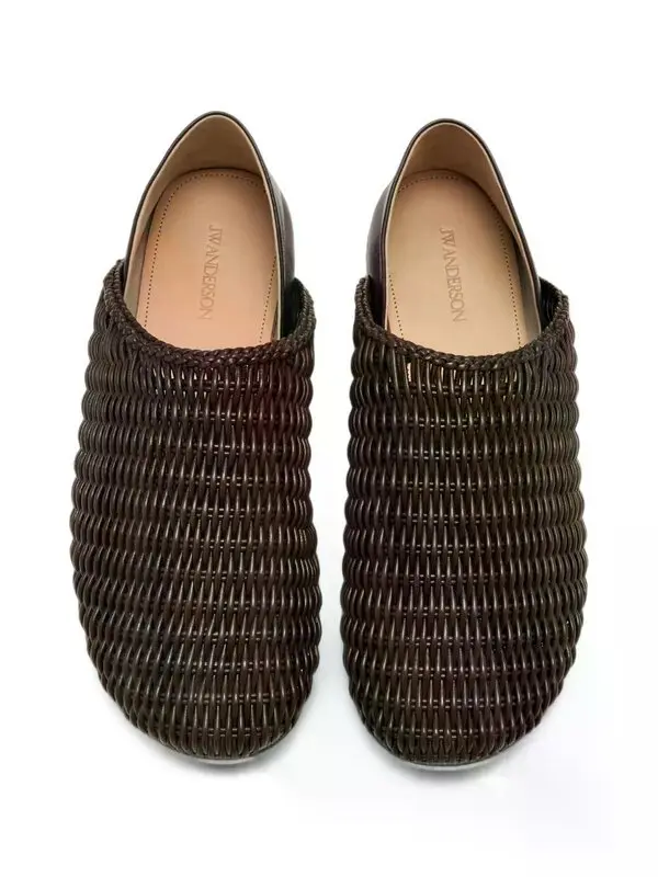 JW Anderson Woven-design Loafers