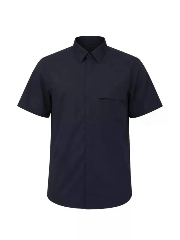 PT TORINO Short-sleeved Patch-pocket Shirt