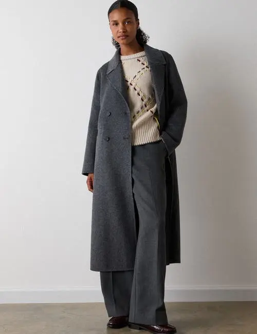 Whistles Relaxed Double Faced Coat