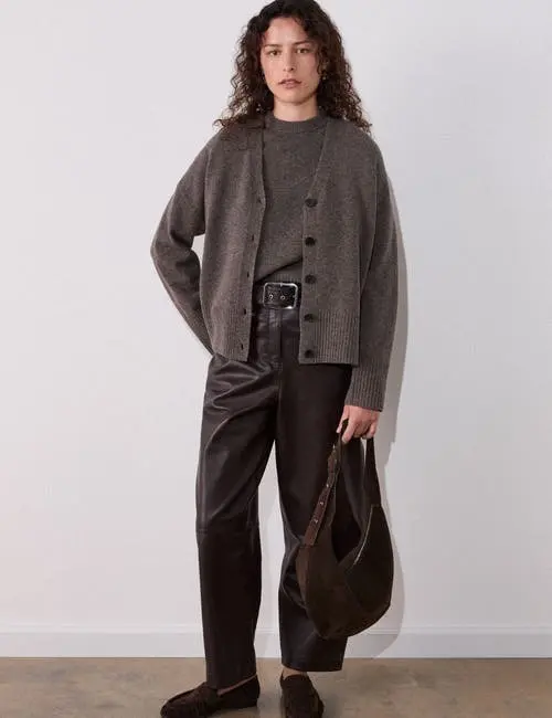 Whistles Wool V-neck Cardigan