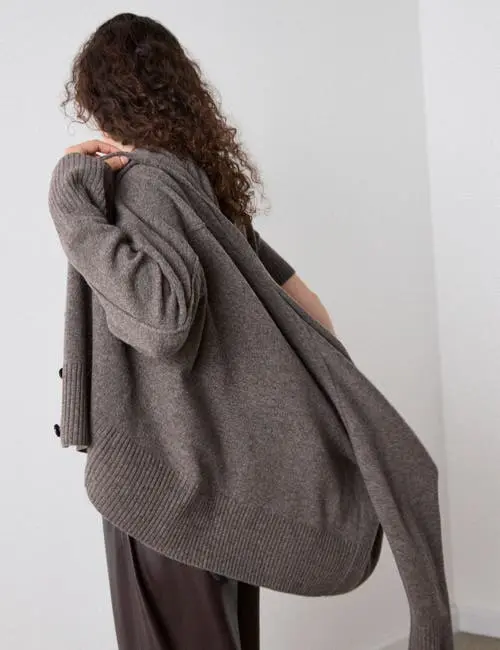 Whistles Wool V-neck Cardigan