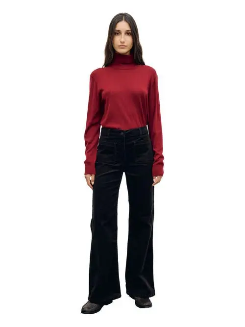 Gerard Darel Mael Corduroy Flared Jeans - Cinnamon