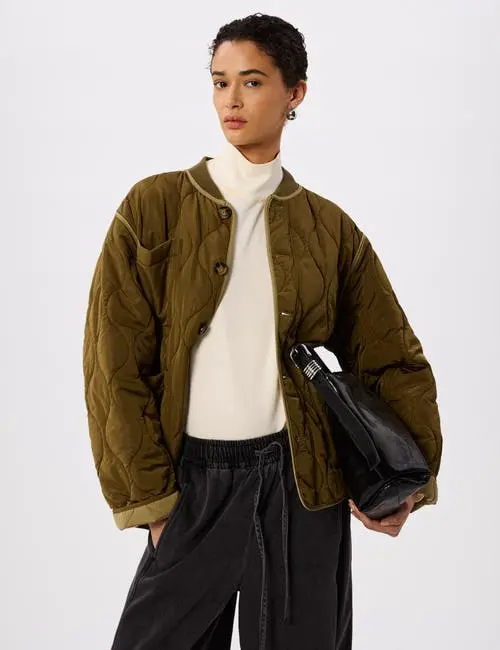 Whistles Reversible Quilted Jacket