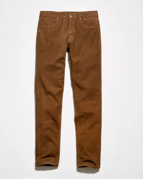 Billy Reid Moleskin Cochran Jean - Tan
