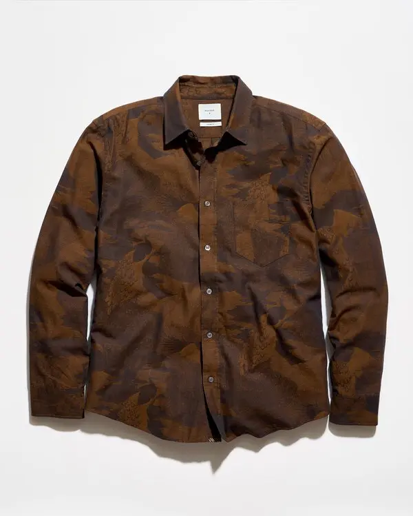 Billy Reid Archive Peacock Cypress Shirt