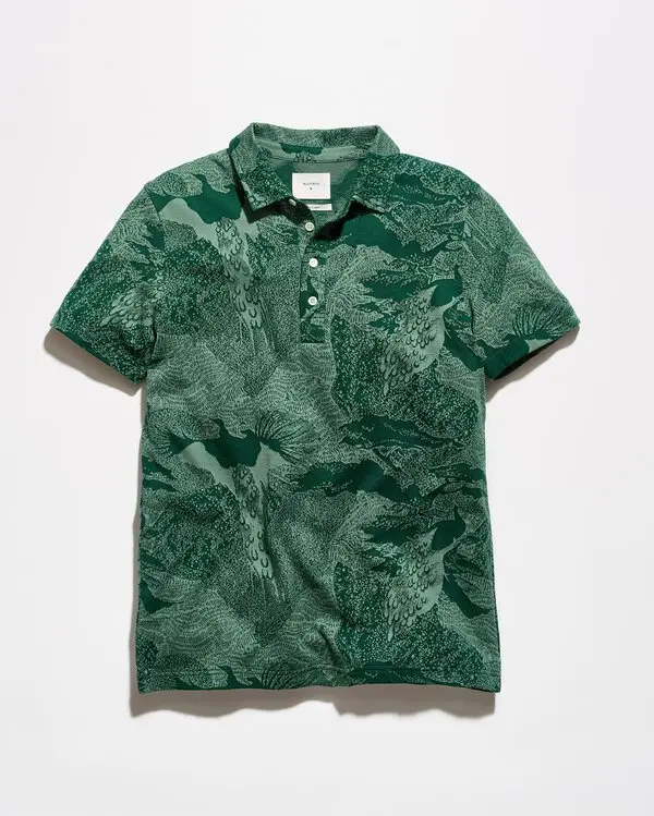 Billy Reid Numajiri Archive Peacock Polo