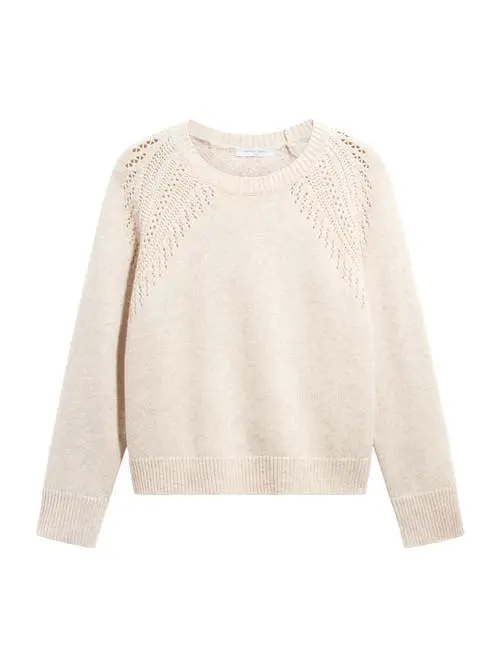 Gerard Darel Risa Openwork Knit Sweater