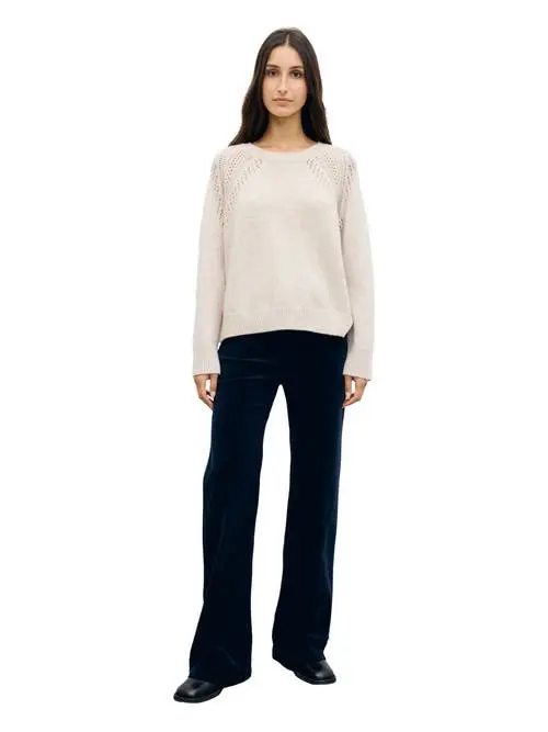Gerard Darel Risa Openwork Knit Sweater