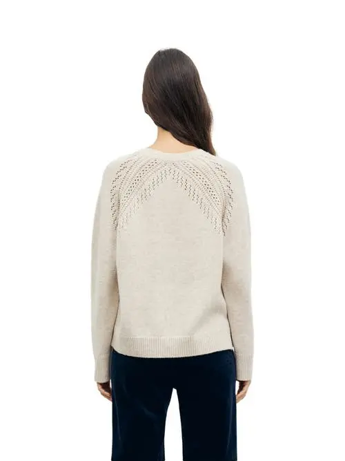Gerard Darel Risa Openwork Knit Sweater