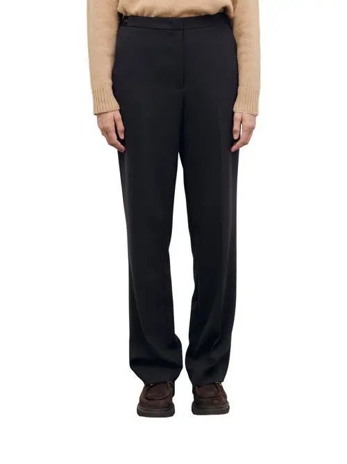 Gerard Darel Mili Wide Leg Tailored Trousers - Brown