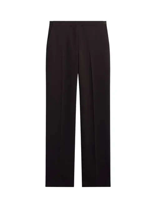 Gerard Darel Mili Wide Leg Tailored Trousers - Brown