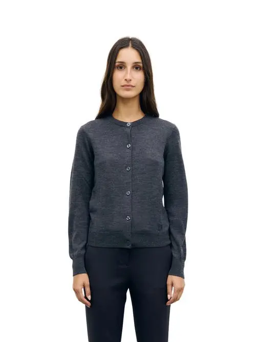 Gerard Darel Rene Merino Wool Button Cardigan