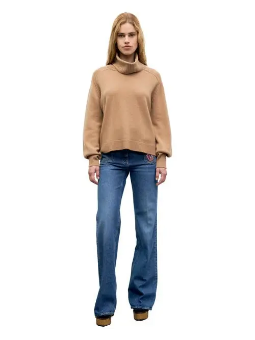 Gerard Darel Ramia Roll Neck Long Sleeve Sweater