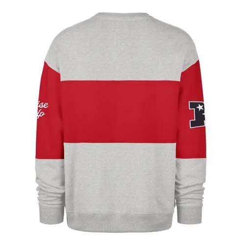 '47 Heather Gray Atlanta Falcons Blockfield Maximalist Sweatshirt