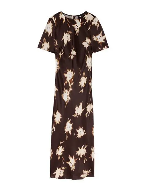 Whistles Shadow Midi Dress