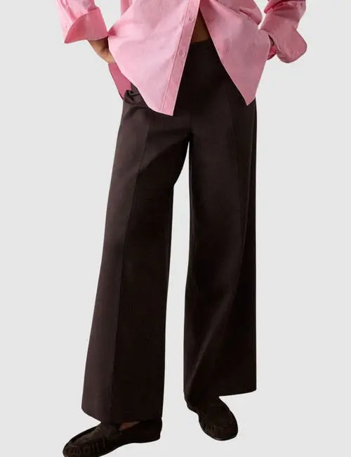 Whistles Ponte Wide Leg Trouser
