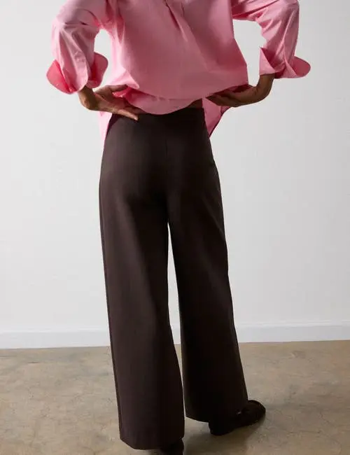 Whistles Ponte Wide Leg Trouser