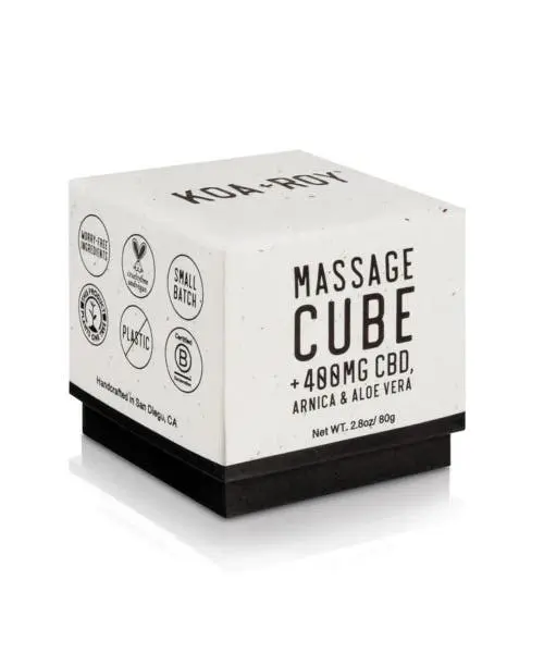 KOA+ROY Massage Cube+400mg Cbd 2.8oz