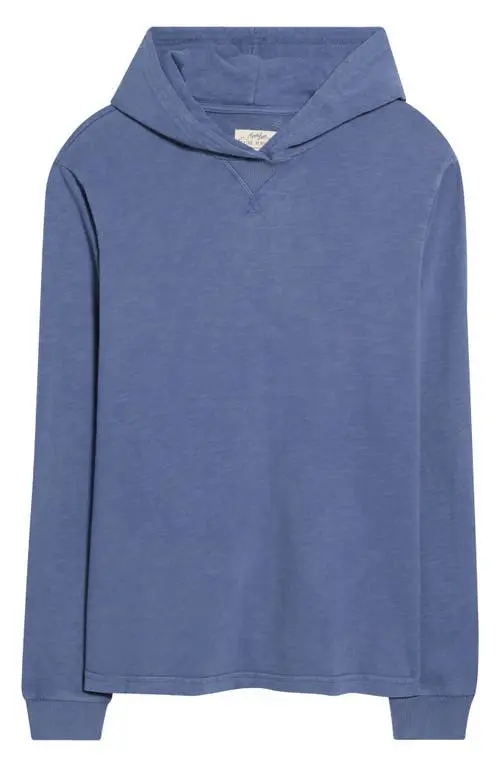 Marine Layer Luxe Slub Organic Cotton Pulllover Hoodie