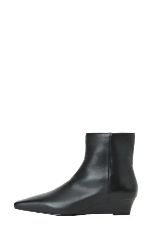 Andre Assous Odessa Leather Bootie - Black Leather