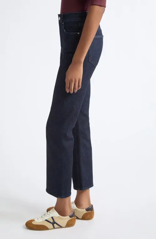 Veronica Beard Milla High Waist Slim Straight Leg Jeans
