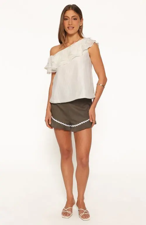 PETAL & PUP Veana One Shoulder Top