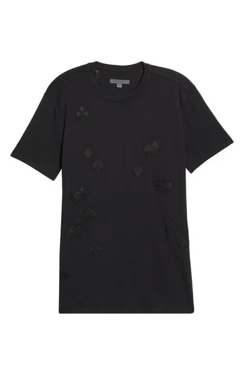 John Varvatos Suits Appliqué Organic Cotton T-shirt
