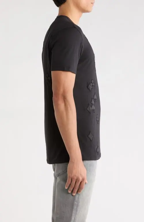 John Varvatos Suits Appliqué Organic Cotton T-shirt